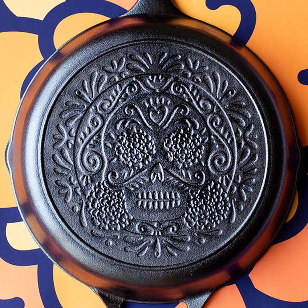 Μαντεμένιο Τηγάνι Sugar Skull Skillet 26.04 εκ. – Lodge Cast Iron